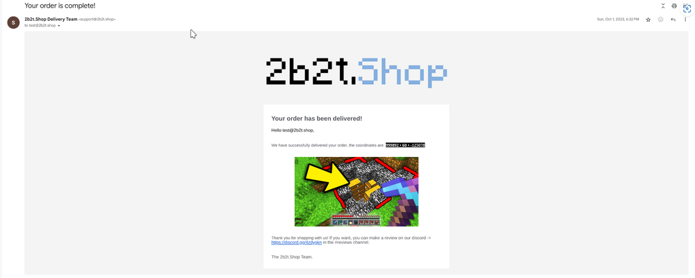 How do you buy kits from the 2b2t shop?