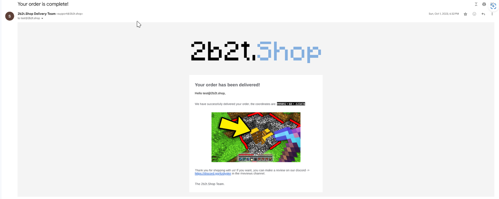 How do you buy kits from the 2b2t shop?