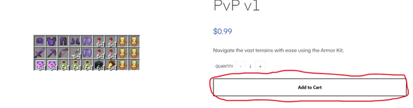 How do you buy kits from the 2b2t shop?