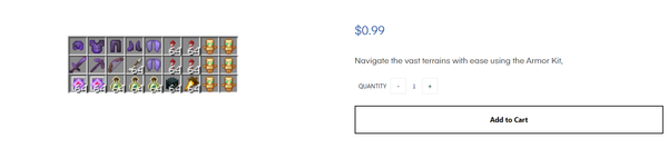 How do you buy kits from the 2b2t shop?