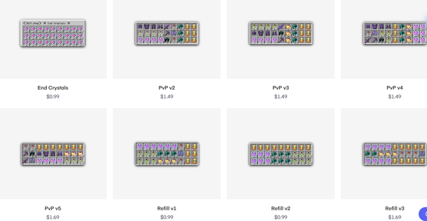 How do you buy kits from the 2b2t shop?